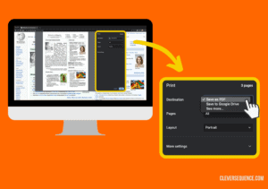 How to save an article as a PDF? Step by Step (December)