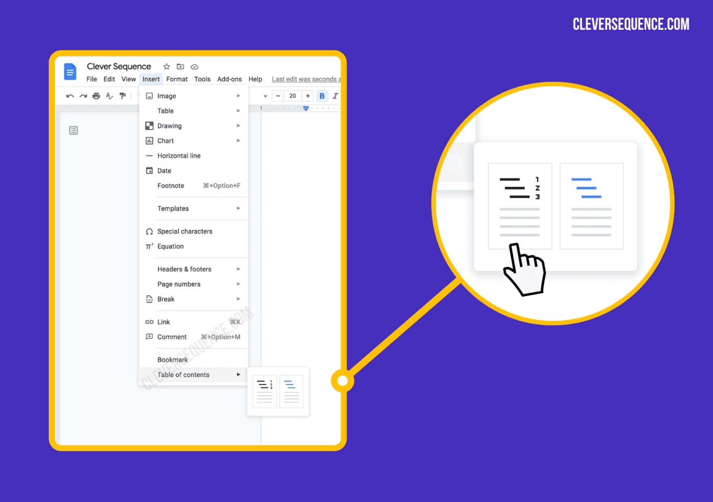 How to Make a Table of Contents in Google Docs With Page Numbers